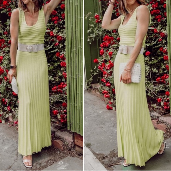 Mara Hoffman | Dresses | Mara Hoffman Michaela Dress In Lime | Poshmark